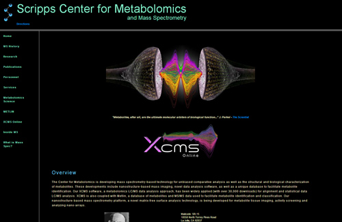 Scripps Center for Metabolomics and Mass Spectrometry | Best of The Web